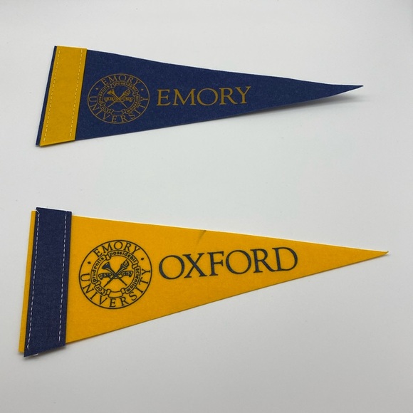 emory university | Accents | Emory And Oxford University Pendant Flags ...